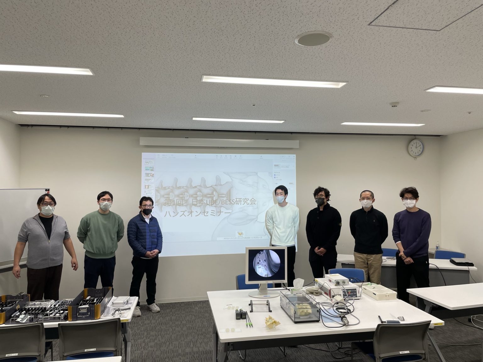 第1回日本UBE BESS研究会ハンズオンセミナー開催 | Biportalで行う脊椎内視鏡手術に磨きをかけ、発展させていくことを目的とした研究会です | 日本UBE BESS研究会